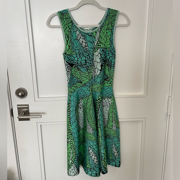 Issa London | Dresses | Issa London Vintage Blue And Green Dress | Poshmark